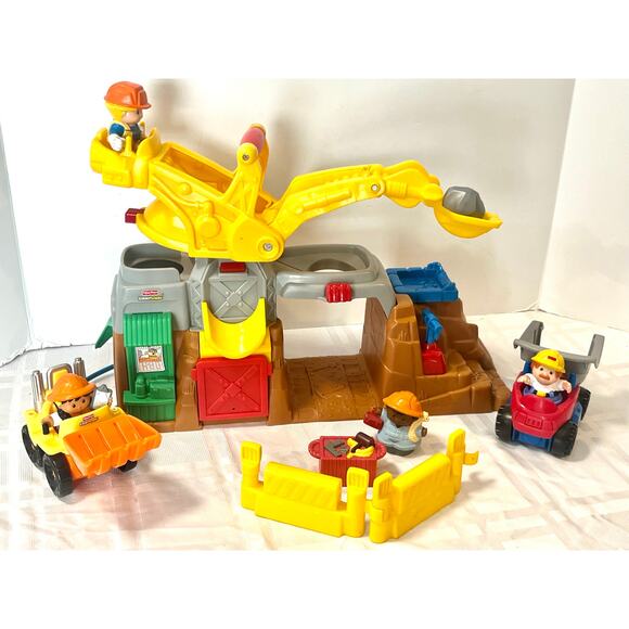Fisher-Price | Toys | Fp Little People Crane Quarry Set Dump Truck ...